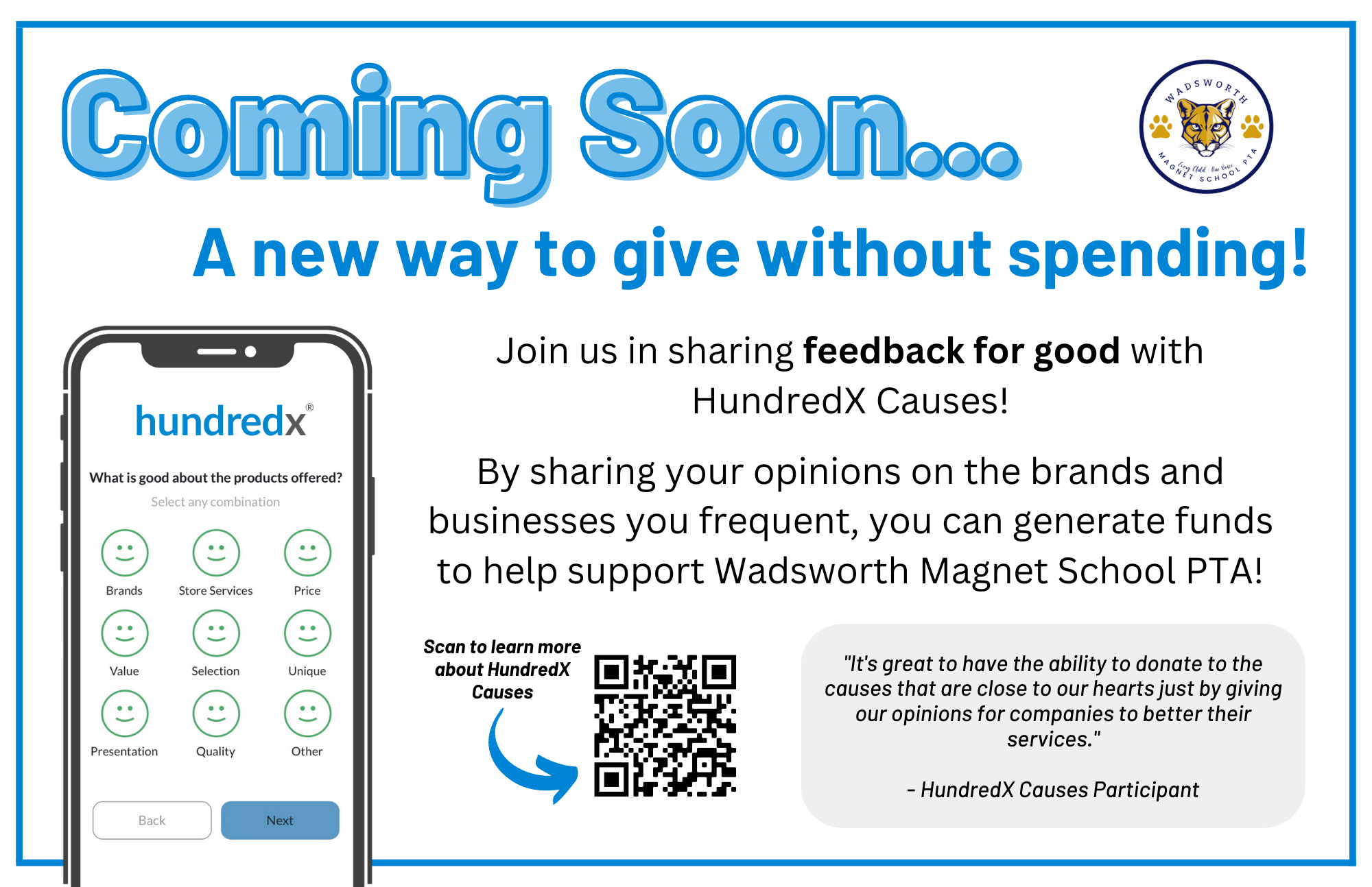 Monthly Calendar – Wadsworth Magnet School Parent Teacher Association